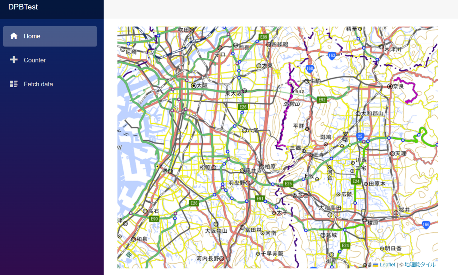 BlazorでLeafletを利用して地図表示する（2） - SkyRail@K