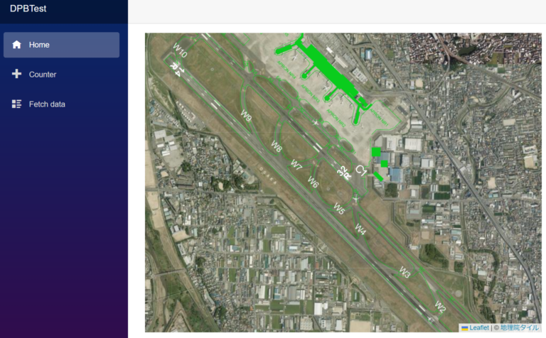 BlazorでLeafletを利用して地図表示する（2） - SkyRail@K